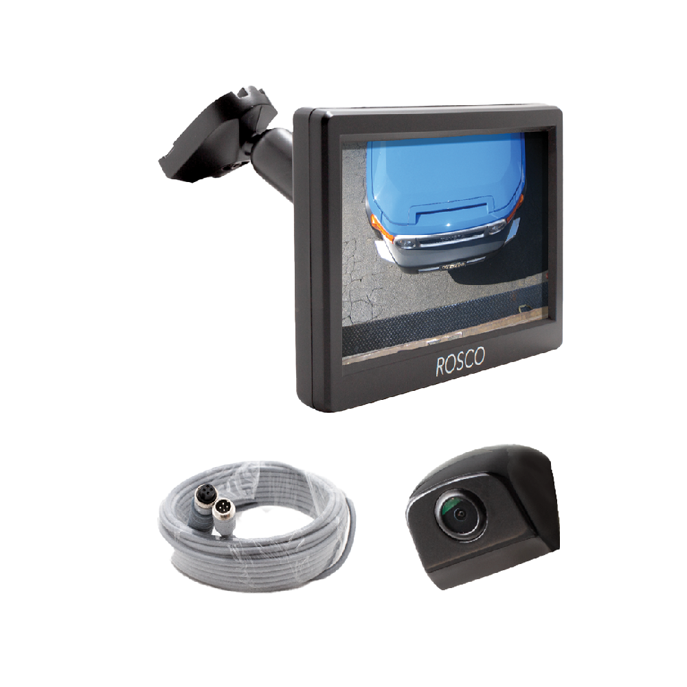 Backup Camera Kit with 5" Monitor (Black Camera) – Rosco Vision | Shop