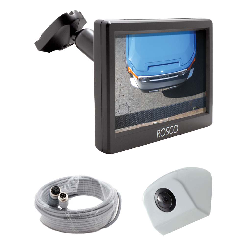 Backup Camera Kit with 5" Monitor (White) – Rosco Vision | Shop