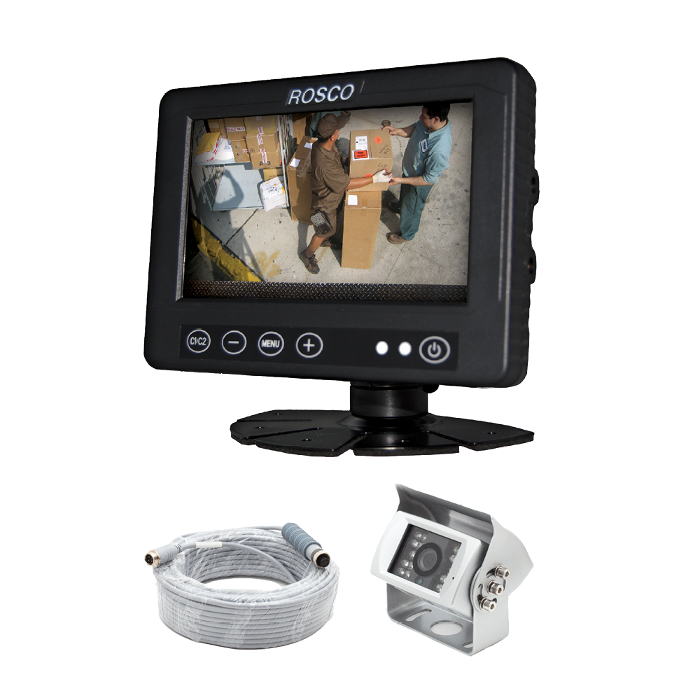 Backup Camera Kit with 5" Color Backup Monitor – Rosco Vision | Shop