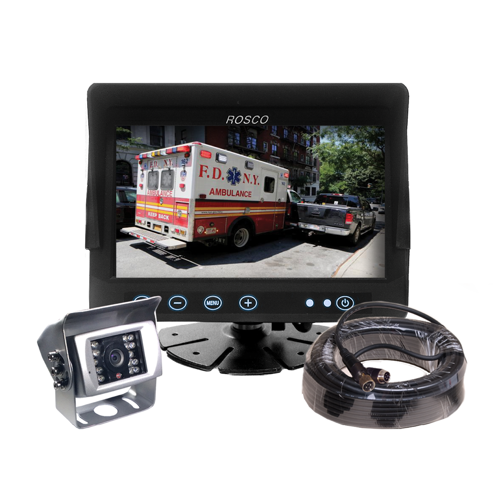 Backup Camera Kit with 7” Color Backup Monitor – Rosco Vision | Shop