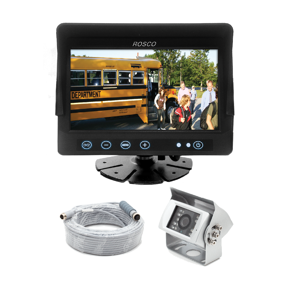Backup Camera Kit with 7" Color Backup Monitor – Rosco Vision | Shop